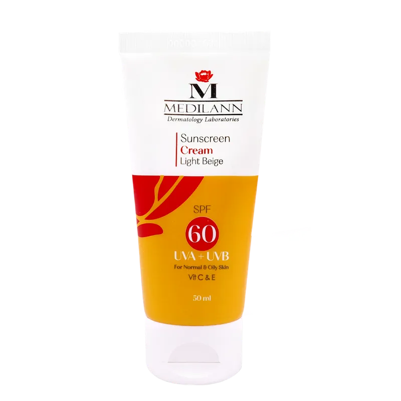 خرید ضد آفتاب رنگی SPF60 مدیلن پوست چرب 50 میلی لیتری - زیوش